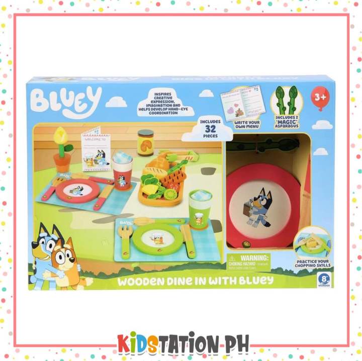 Bluey Wooden Dine In with Bluey Set | Lazada PH