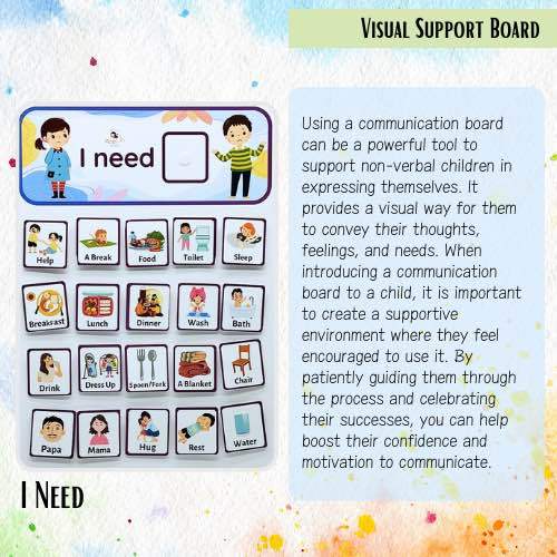 Visual Support, Communication Boards, Self Regulation, Non Verbal ...