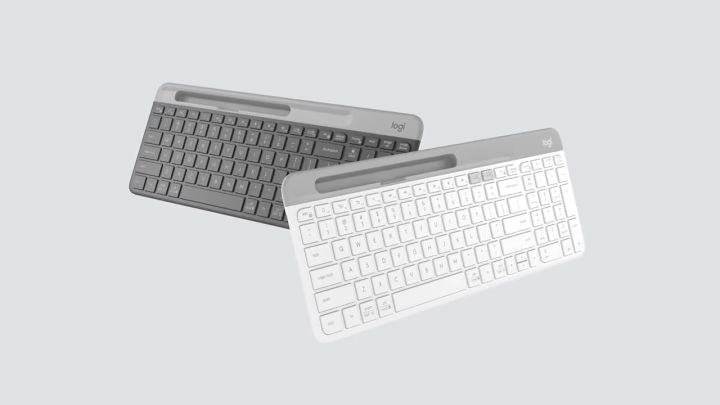 Logitech K580 Slim Wireless Multi-Device Keyboard + Logitech Pebble ...