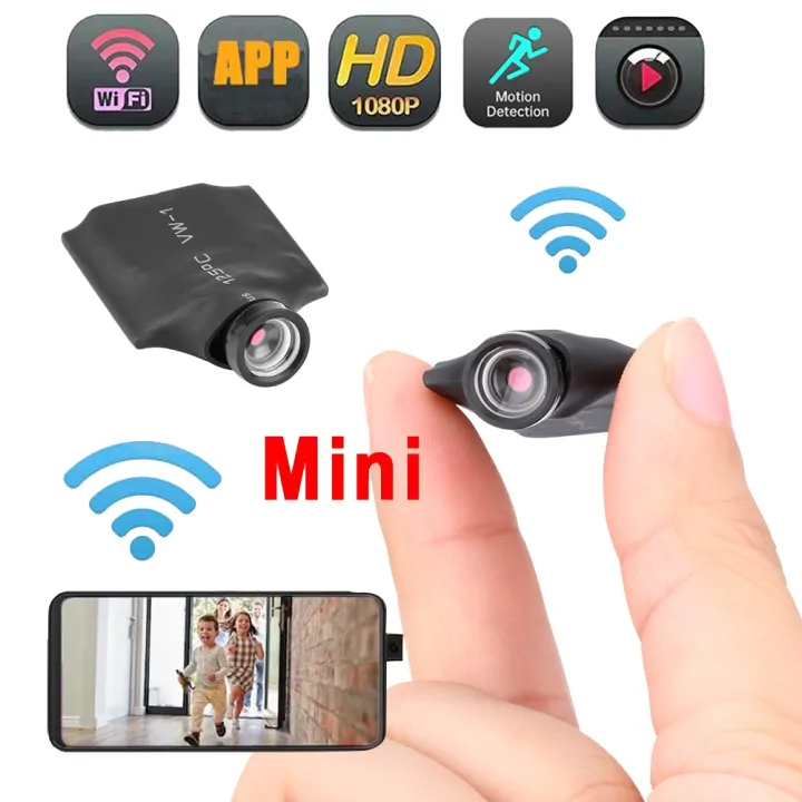 WIFI Mini Camera 1080P Full HD Wireless Hidden Camera Super Small Home ...