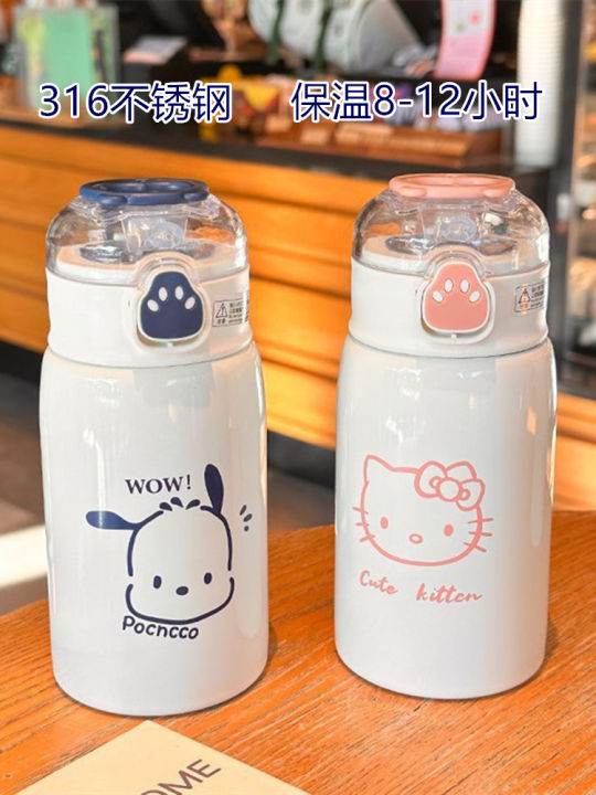 Hello Kitty Kids' Thermal Water Cup High Aesthetic Value 316 สแตนเลส ...