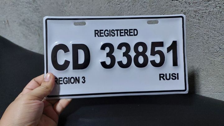 NEW SIZE MOTOR PLATE EMBOSSED METAL | Lazada PH