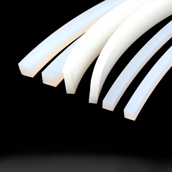 High Temperature Resistant Elastic Silicone Flat Seal Strip 2mm/3/4/5 ...
