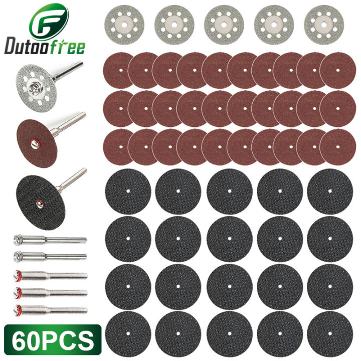 60PCS/lot Grinding Wheel Circular Saw Blade Dremel Accessoires Set ...