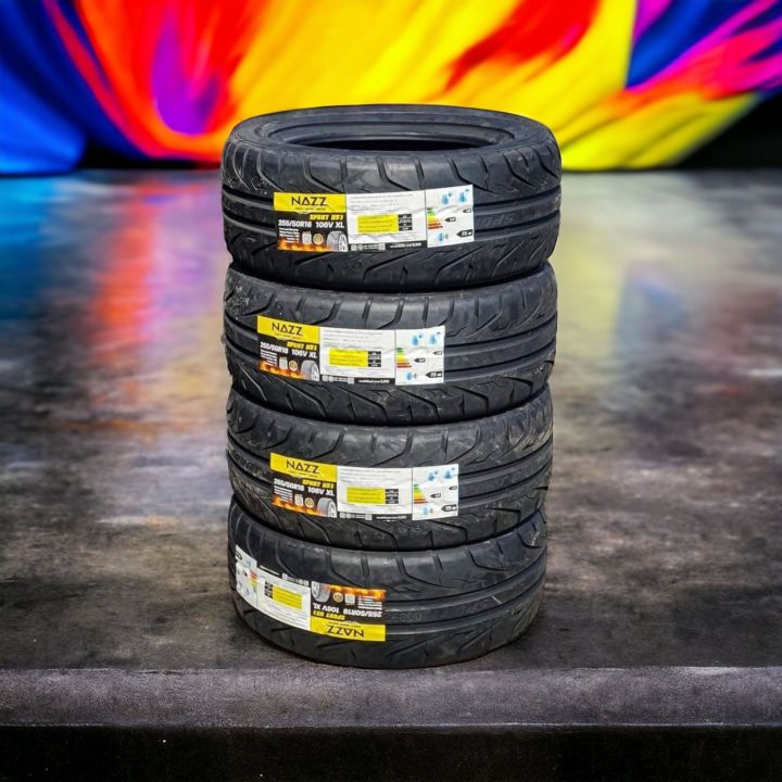 255/50R18 ยางNAZZ ยางซอฟยางราคาถูกใหม่ปีราคารวม4เส้น มีบริการเก็บเงิน ...