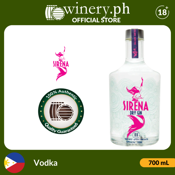 Sirena Dry Gin 700mL | Gin | WINERY.PH | Lazada PH