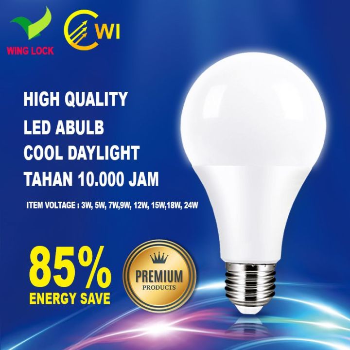 Lampu LED Premium 7 Watt Wing Lock | Lazada Indonesia