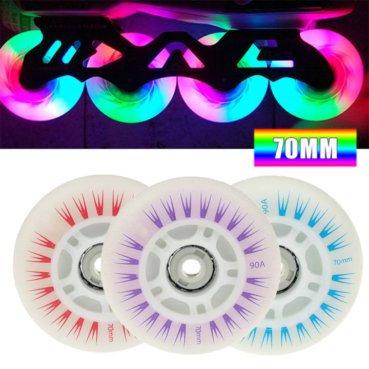 Ban Sepatu Roda Karet PU / Roller Skating Wheels / Roda Sepatu Roda Led ...