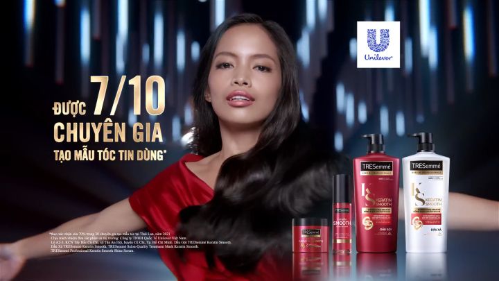 Combo Dầu Gội Xả Tresemme Keratin Smooth Vào Nếp Mượt Mà Combo TRESemmé Keratin Smooth Salon ...