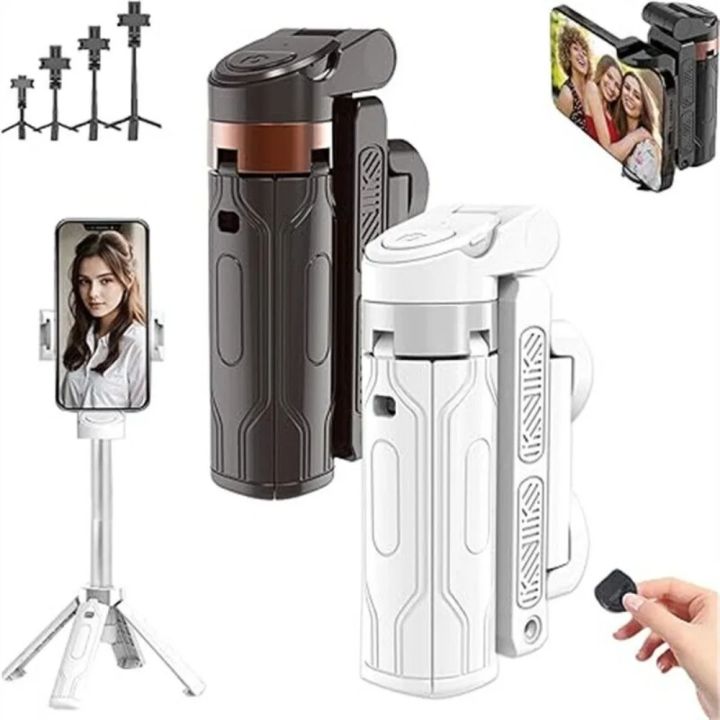 3 in 1 Mini Selfie Stick Adjustable Extendable Grip Phone Tripod with ...