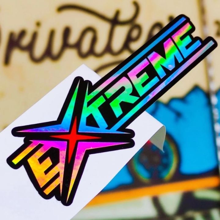 stiker Extreme, model stiker print, ukuran 10 x 3 cm | Lazada Indonesia