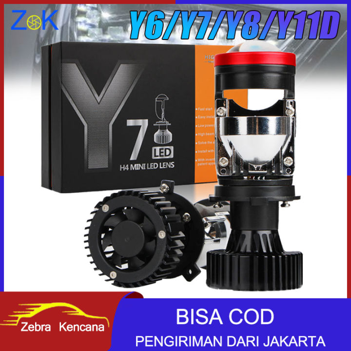Mini Projie Y6D Y7D Y8D Y11D H4 70W/80W/90W/100W Watt Ori Import Super Terang | Lazada Indonesia