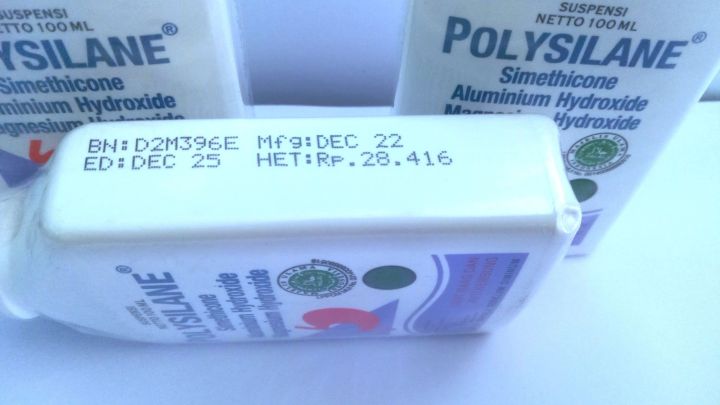 Polysilane Sirup 100 ml & 180 ml - obat maag dan kembung | Lazada Indonesia
