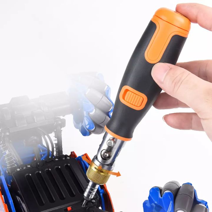 Two-way Ratchet Screwdriver 10-in-1 Multi-bit Ratchet Screw Drivers Set ...