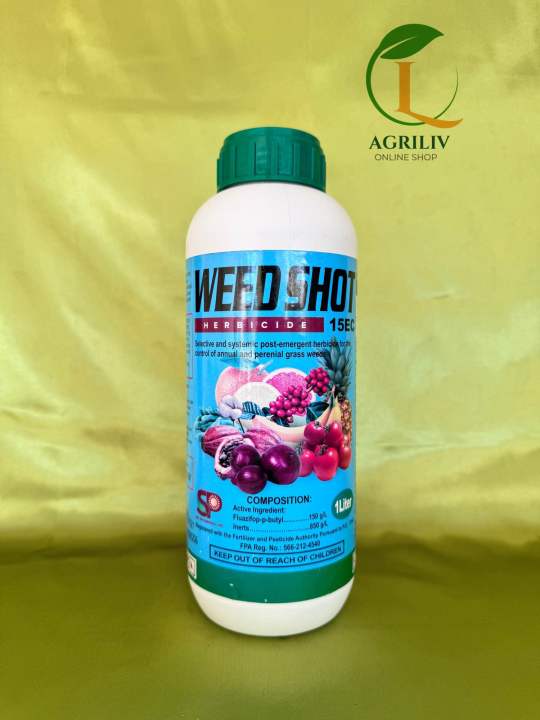 Weed Shot 15EC Herbicide 1 Liter | Lazada PH