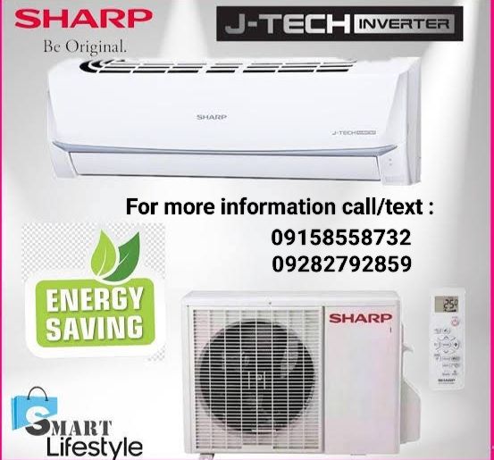 SHARP 1HP SPLIT TYPE INVERTER AIRCON | Lazada PH