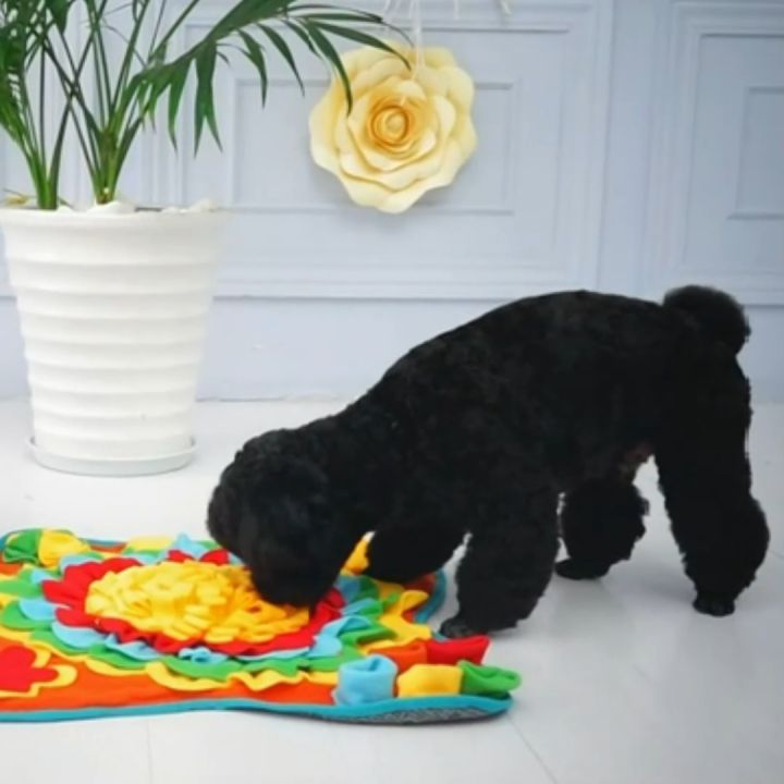 Bark and Spark Snuffle Mat - Interactive Puzzle Feeder Toy for Dogs and ...