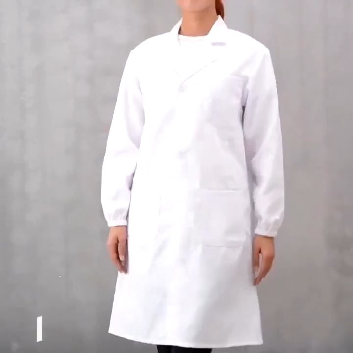 Lab Coat Doctor Coat White Coat laboratory gown lab gown | Lazada PH