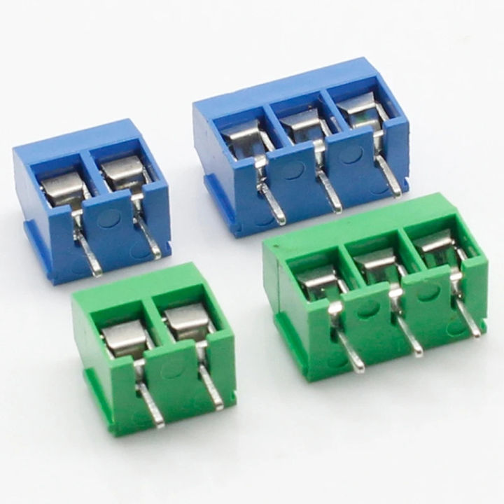 10 ชิ้น PCB Mount Screw Terminal Block Connector ตรง 2 จุด 3 จุด KF301 ...