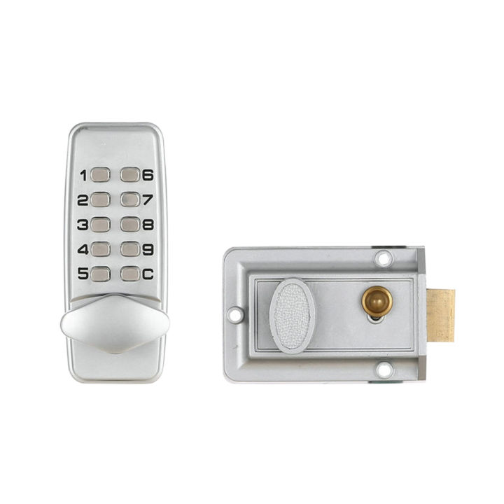 [Uetech]Weather-Resistant Digital Door Lock with Mechanical Key and ...