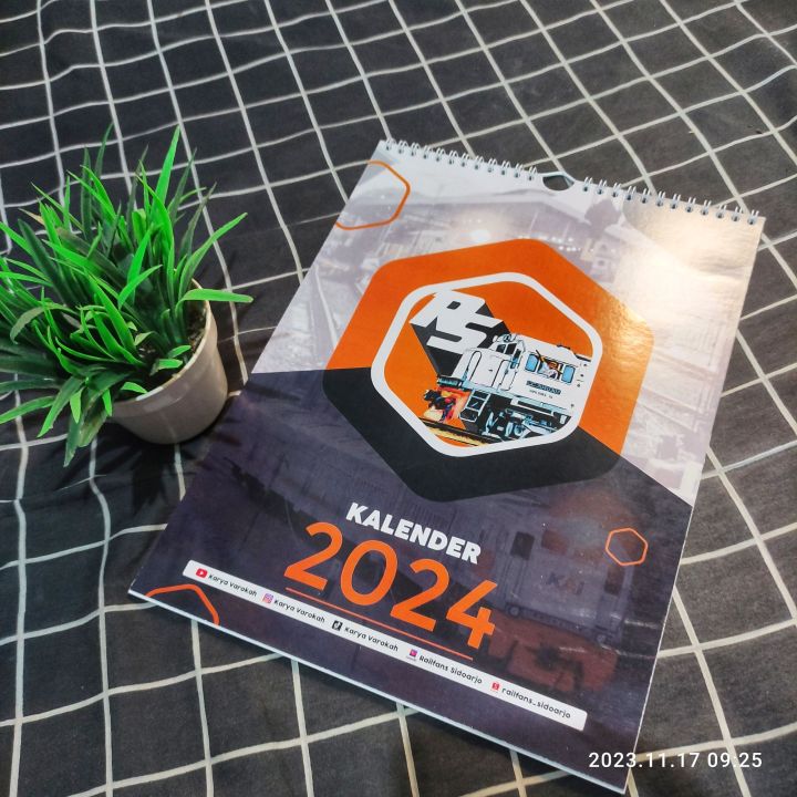 kalender 2024 kereta api Indonesia by Railfans Sidoarjo | Lazada Indonesia