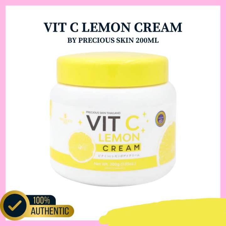 ORIGINAL VIT C LEMON CREAM BY PRECIOUS SKIN 200G FROM THAILAND | Lazada PH