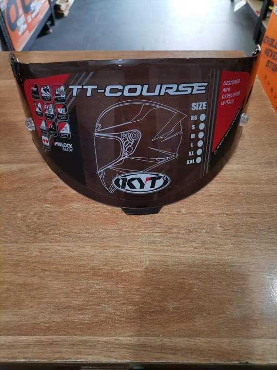 KYT TT-course original smoke lens | Lazada PH