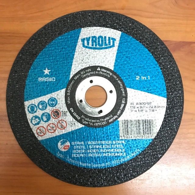 Tyrolit(Original) Cutting disc 7"(BASIC)(sold per pc) | Lazada PH