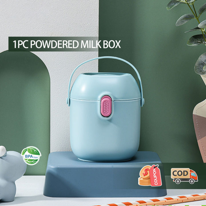 Portable infant formula storage box holder and supplementary food box ...
