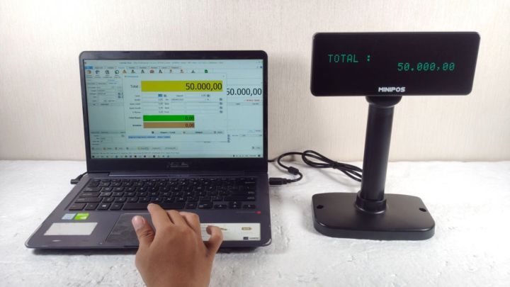 Minipos MP-PD220 Customer Display PD220 Pole Display USB 2 Posisi ...