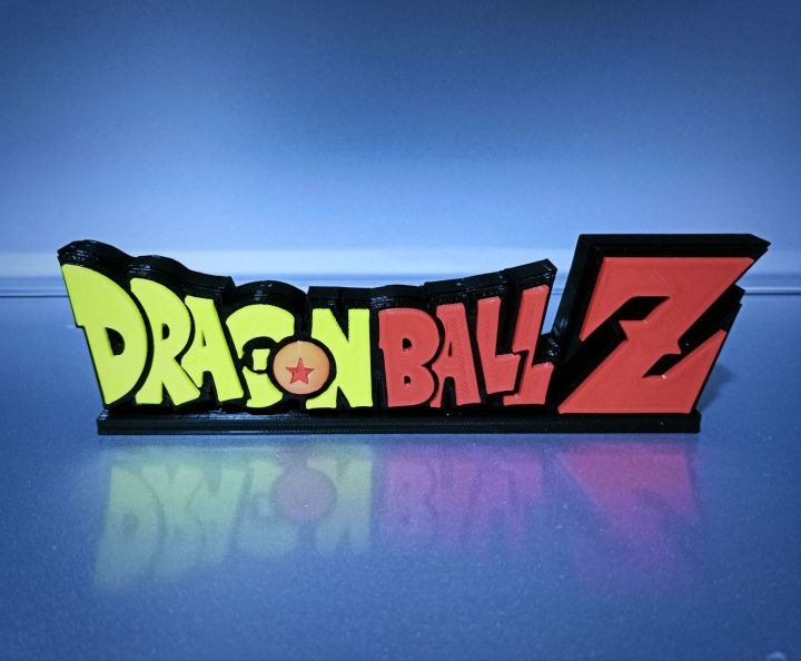 3D Printed logo Dragonball Z Anime Logo Collectibles For DBZ Figures ...