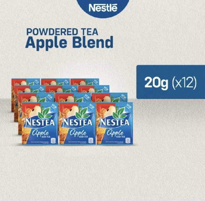 Nestea Apple Blend Iced Tea 20g - Pack of 12 | Lazada PH