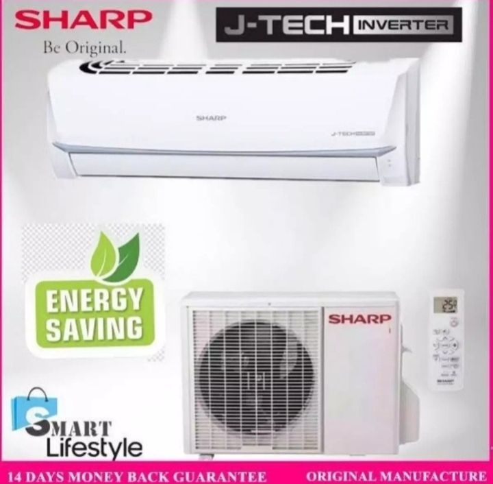 Sharp 2.0hp J-Technology Split Type Inverter Airconditioner | Lazada PH