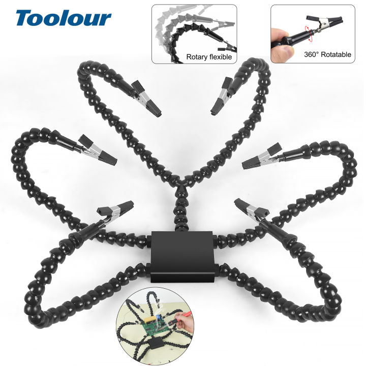 Toolour Helping Hands Soldering Station Flexible Helping Hand Arms ...