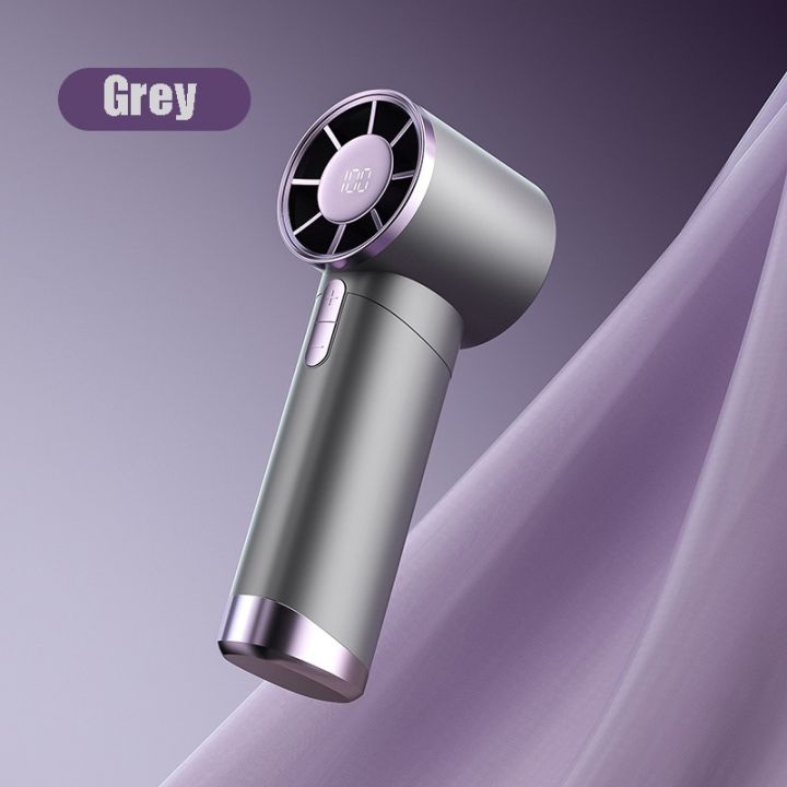 Large Air Volume Turbo Jet Fan Portable Handheld Mini Fan Rechargeable ...