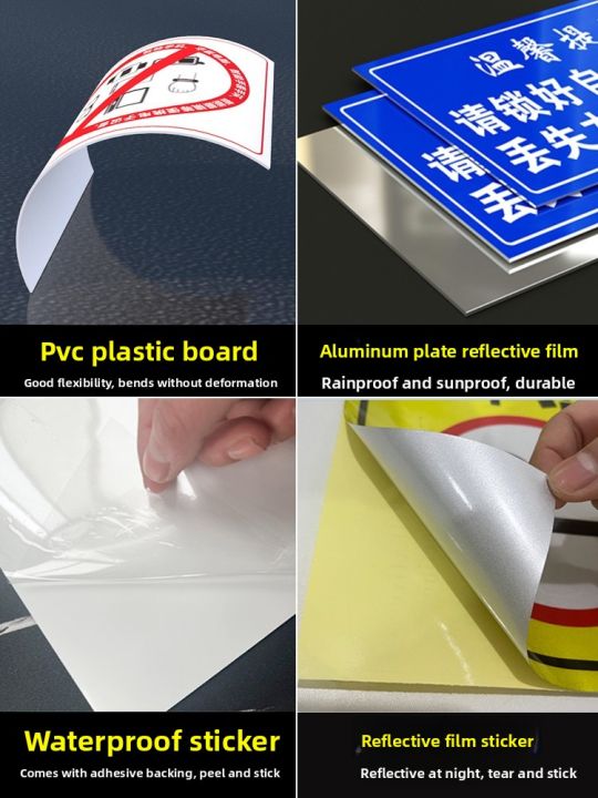 YUANTANG | Fire Safety Sign No Obstruction Fire Exit Sign No Parking ...