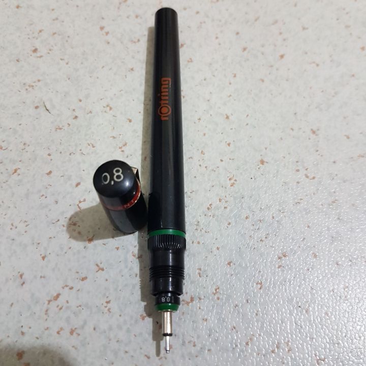 BEKAS Rotring Variant 0.8 rapido pulpen gambar teknik versi jadul ...