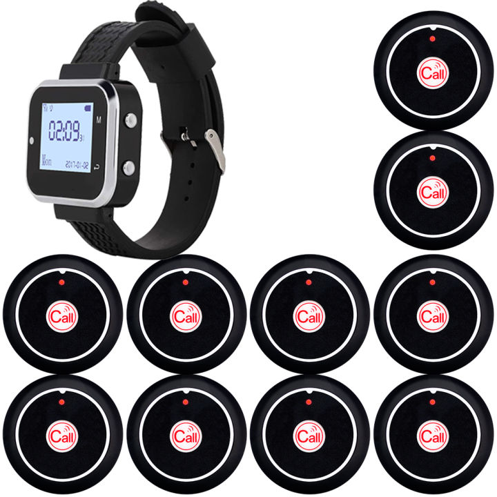 CATEL Wireless Restaurant Calling System 5 Table Customer Service Call ...