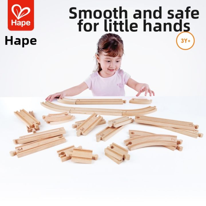 Hape | Educational Wooden Toy Train Track Set | Lazada PH