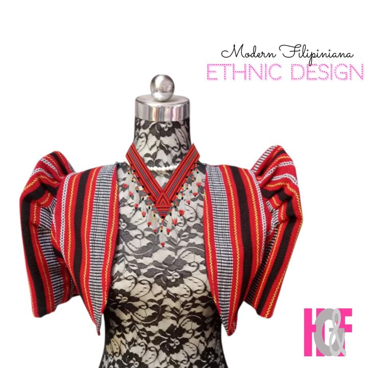 Modern Filipiniana BOLERO - Inabel (woven) / Ethnic / Ifugao / Igorot ...