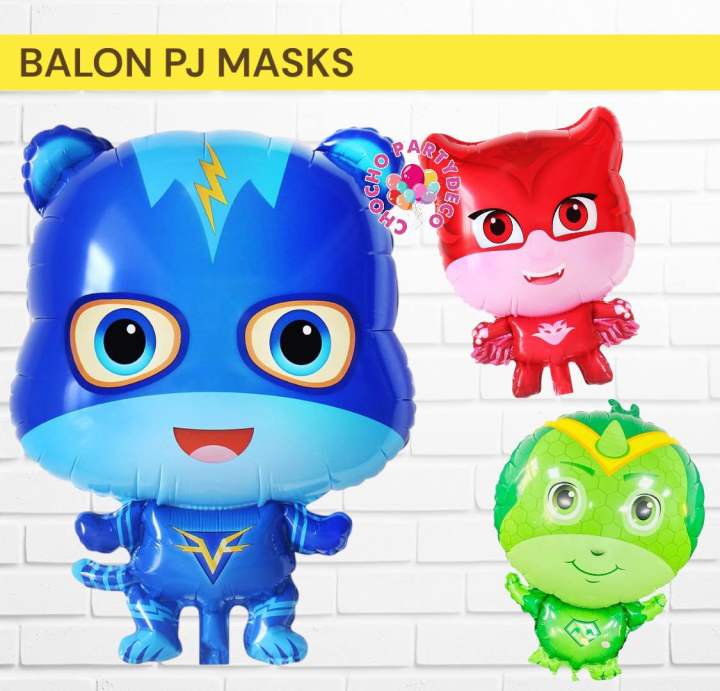 Balon PJ MASKS / Balon Foil PJ Masks Catboy Owlette Gekko | Lazada Indonesia