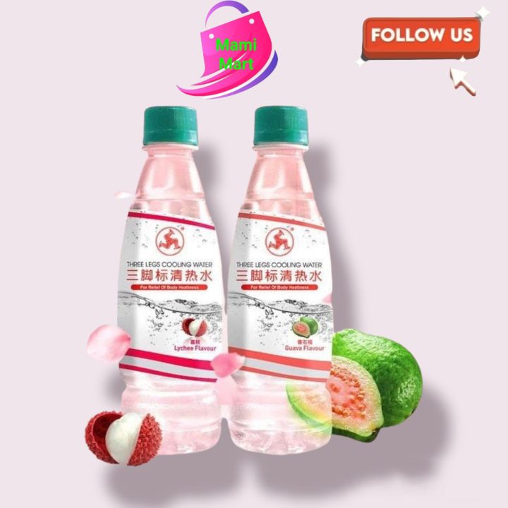 Three Legs Cooling Water 320ml(lychee/guava) | Lazada