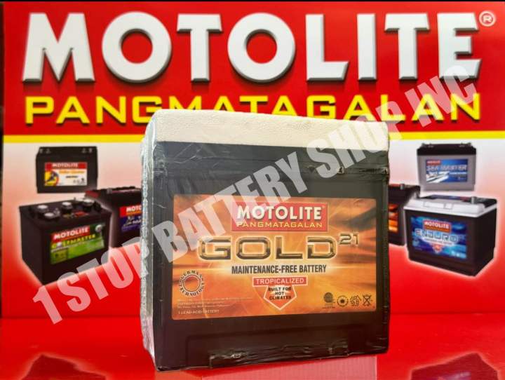 MOTOLITE 1SMF GOLD Maintenance Free Car Battery 1SM D23L D23 NS50 NS50L ...