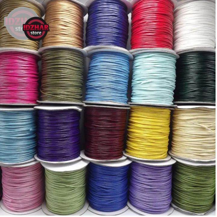 (6Meter) Tali Korea Tali Bahan Membuat Gelang & Kalung Tali Korea 2mm ...