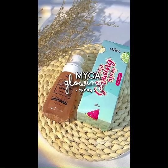 MYCA glowing spray | Spray Makeup | Face Mist | Setting spray | Lazada