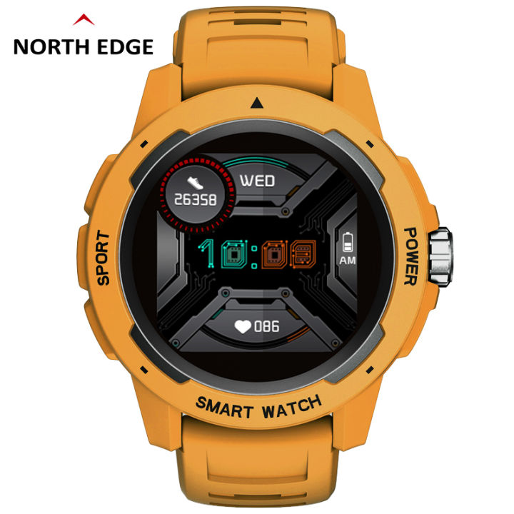 NORTH EDGE MARS2 Original men's watch HR monitoring waterproof IP68 ...