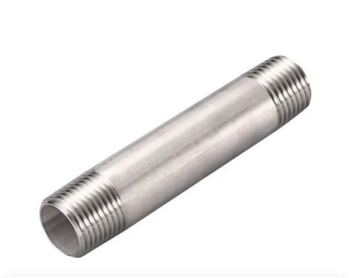 STAINLESS STEEL NIPPLE 304 1/2" , 3/4" , 1", 1 1/4", 1 1/2" , 2 ...
