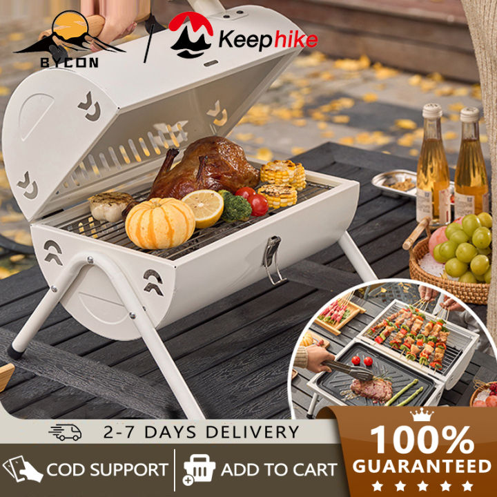 【COD&STOCK】Barbecue Grills Outdoor Smoking Grills BBQ Grill Portable ...