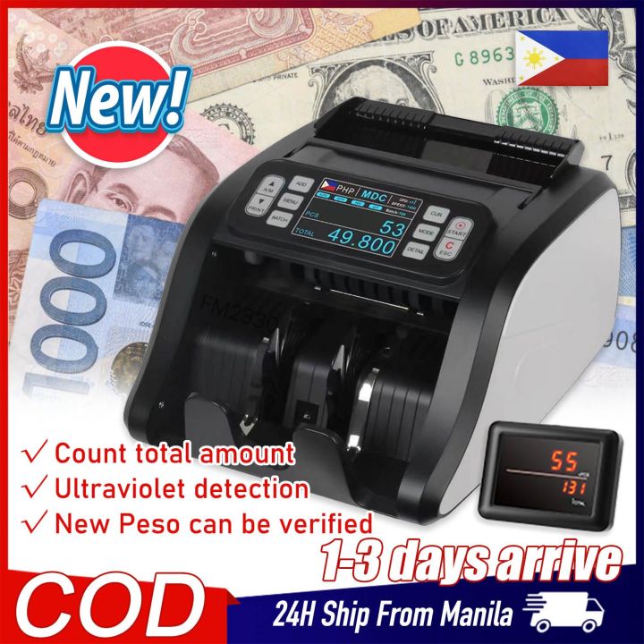Money Counter Machine with Detector Original Money Detector For Fake ...