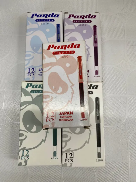 Panda SIGNPEN S2500 0.5mm 12pcs per box Sign Pen Pens S 2500 - 1 Box ...